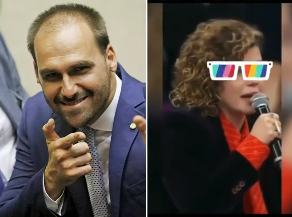 Eduardo Bolsonaro rebate crítica de Leandra Leal e diz sentir nojo ...