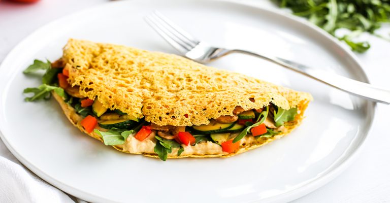 Crepioca vegetariana: 3 receitas simples e deliciosas