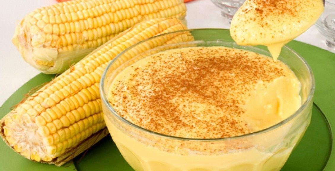 Curau de milho verde: sobremesa típica de deixar todos com água na boca